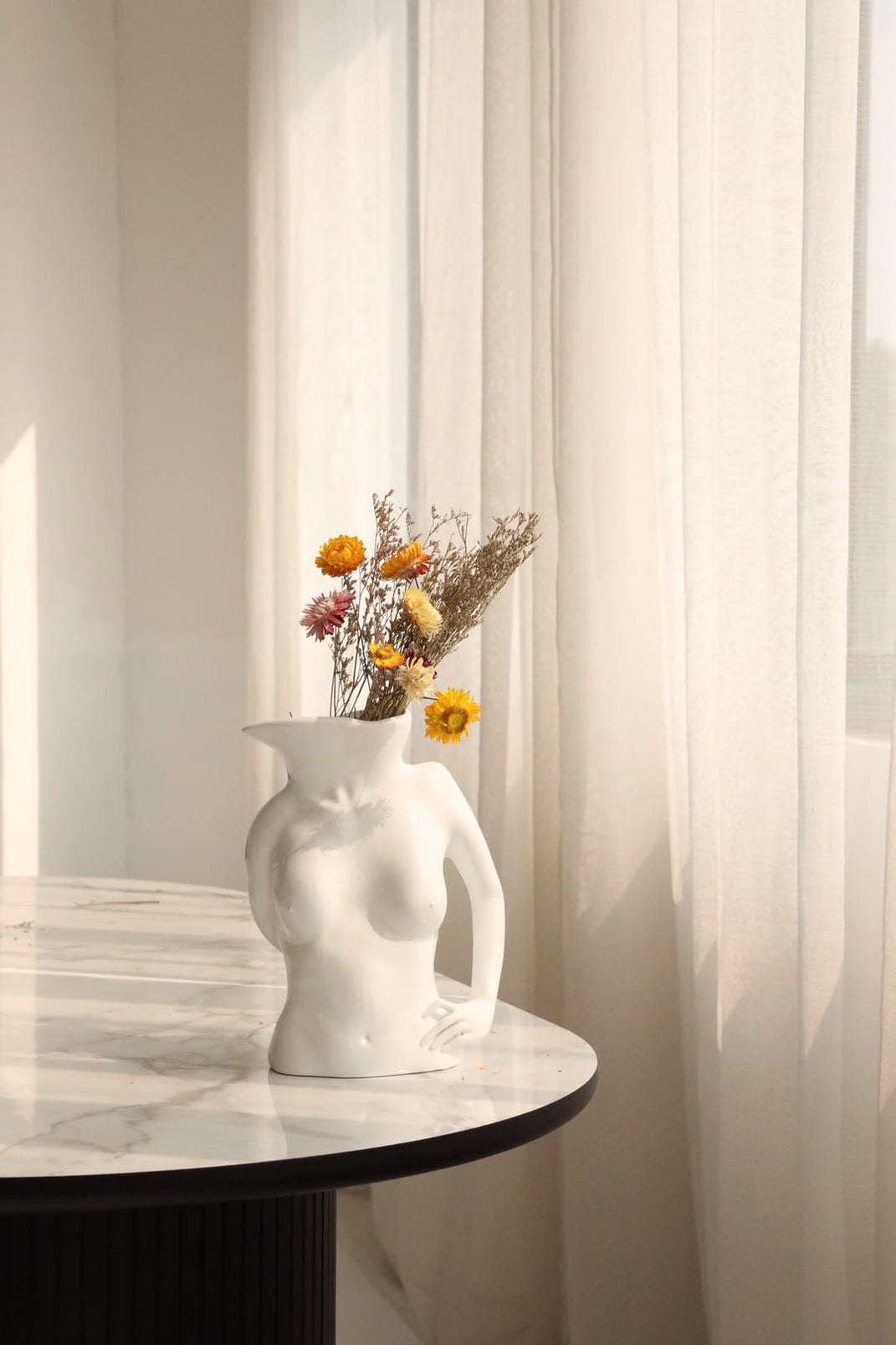 Ceramic Female Torso Vase — everdreamcraft